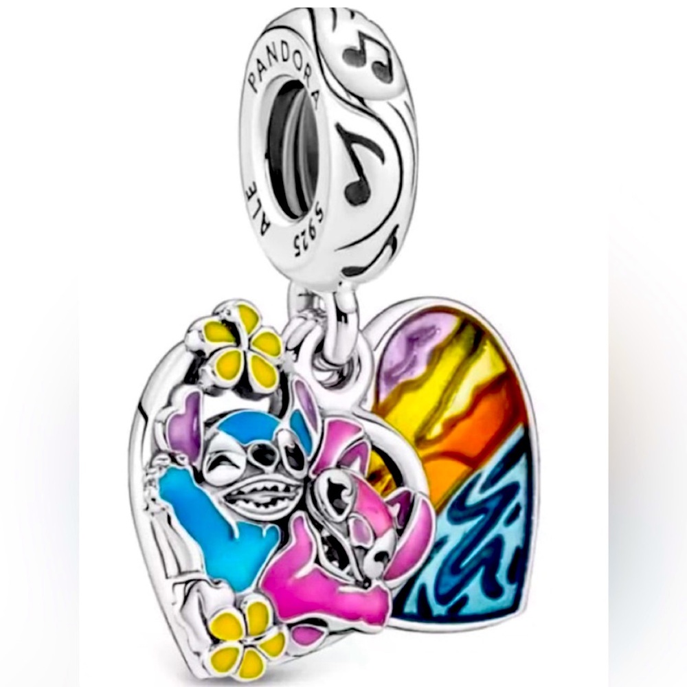 Nwot Pandora X Disney Stitch & Angel Double Layer Cha… - Gem